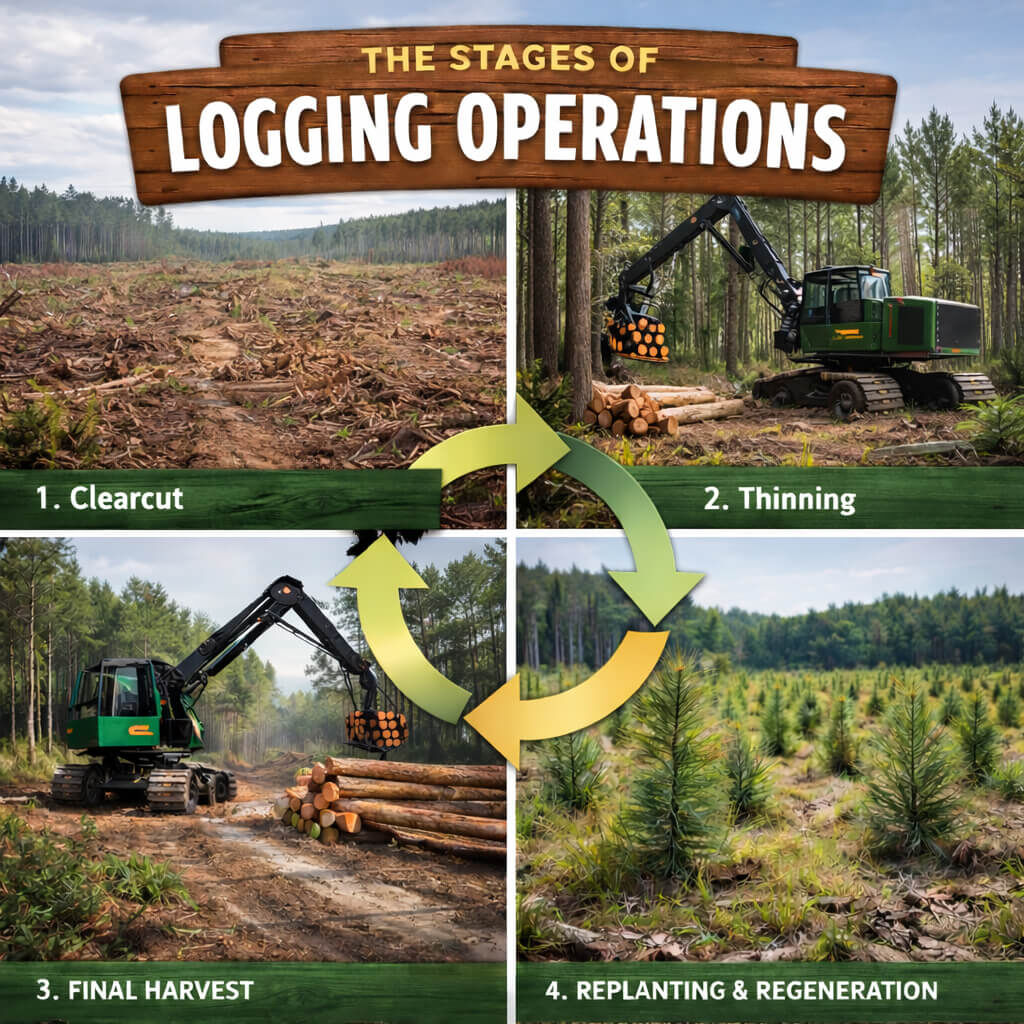 The Stages of Logging Operations - Carolina Loggers Association